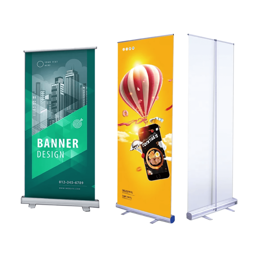 Rollscreen + Banner. Base Liviana. Medidas 2.0x1.0m · Imagentec Pro
